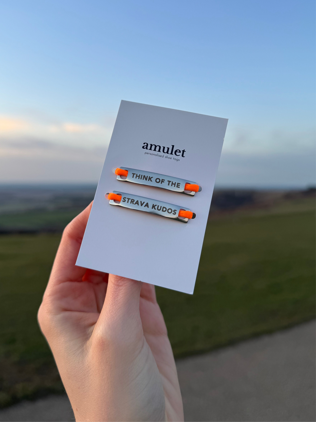 My Amulet | Motivational Shoe Tags | Personalised Running Gift