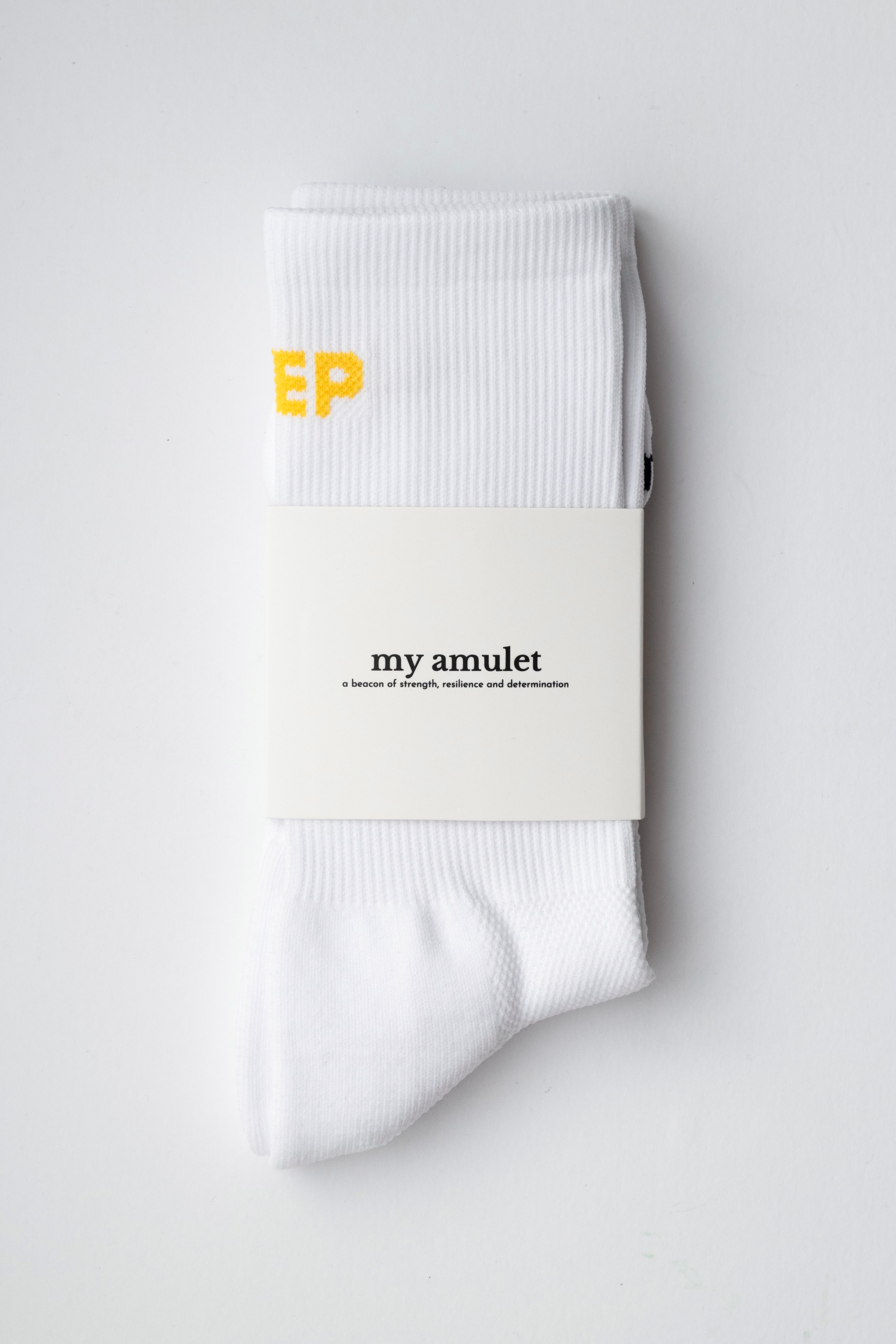 ‘Keep Going’ Running Socks – My Amulet